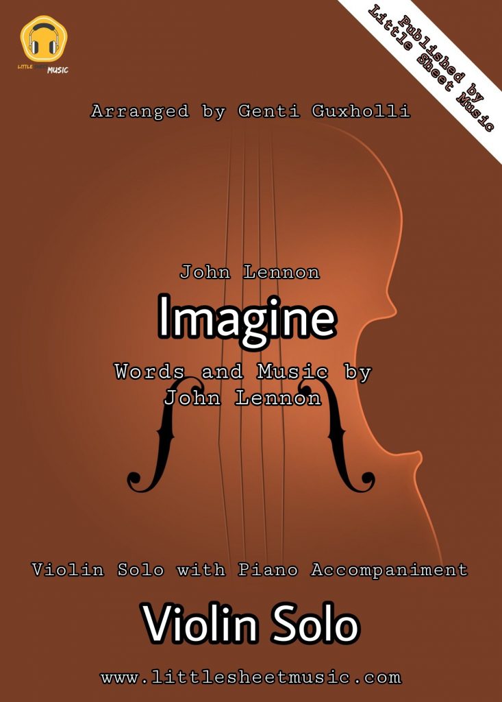 John Lennon – Imagine (Violin Solo) – Littlesheetmusic