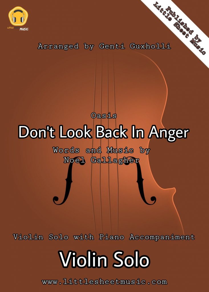 Oasis – Don’t Look Back In Anger (Violin Solo) – Littlesheetmusic