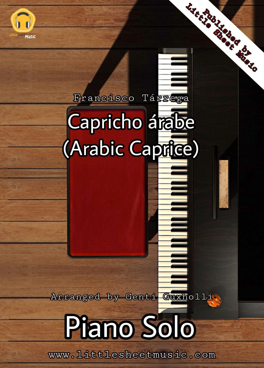 Francisco Tárrega – Capricho árabe (Arabic Caprice) (Piano Solo ...