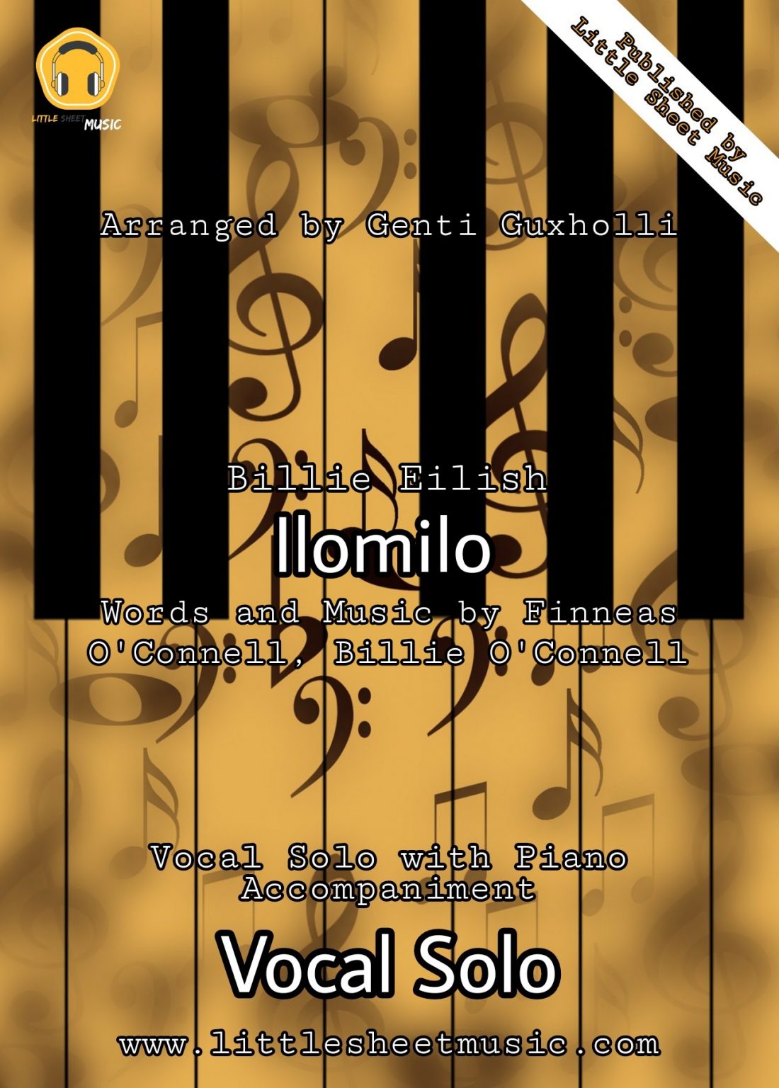 Billie Eilish – Ilomilo (Piano & Vocal) – Littlesheetmusic