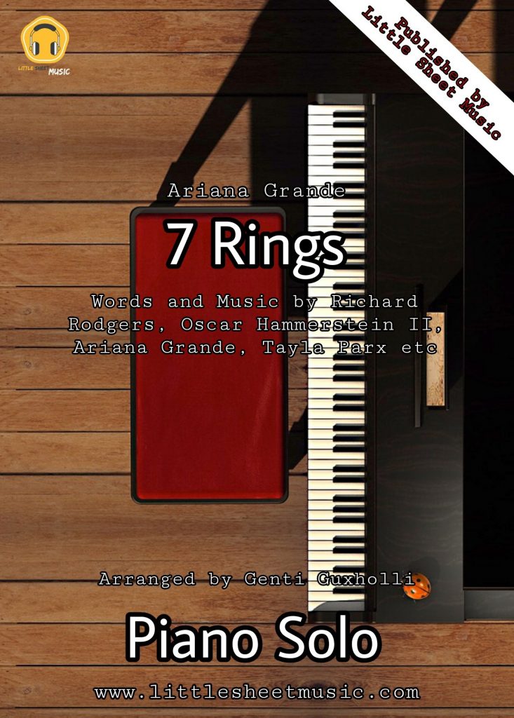 Ariana Grande – 7 Rings (Piano Solo) – Littlesheetmusic