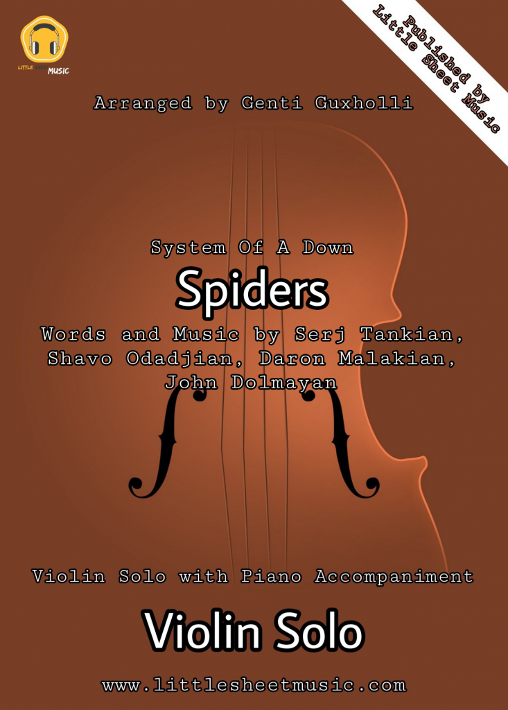 System Of A Down – Spiders (Violin Solo) – Littlesheetmusic